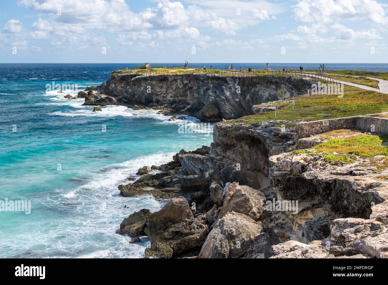 Punta Sur on Isla Mujeres, across from Cancun Stock Photo - Alamy