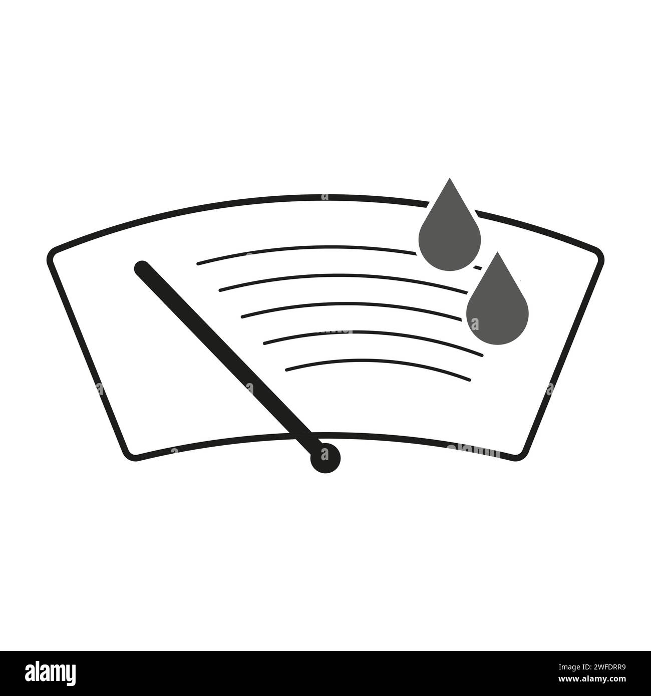 Wind rain window Cut Out Stock Images & Pictures - Alamy