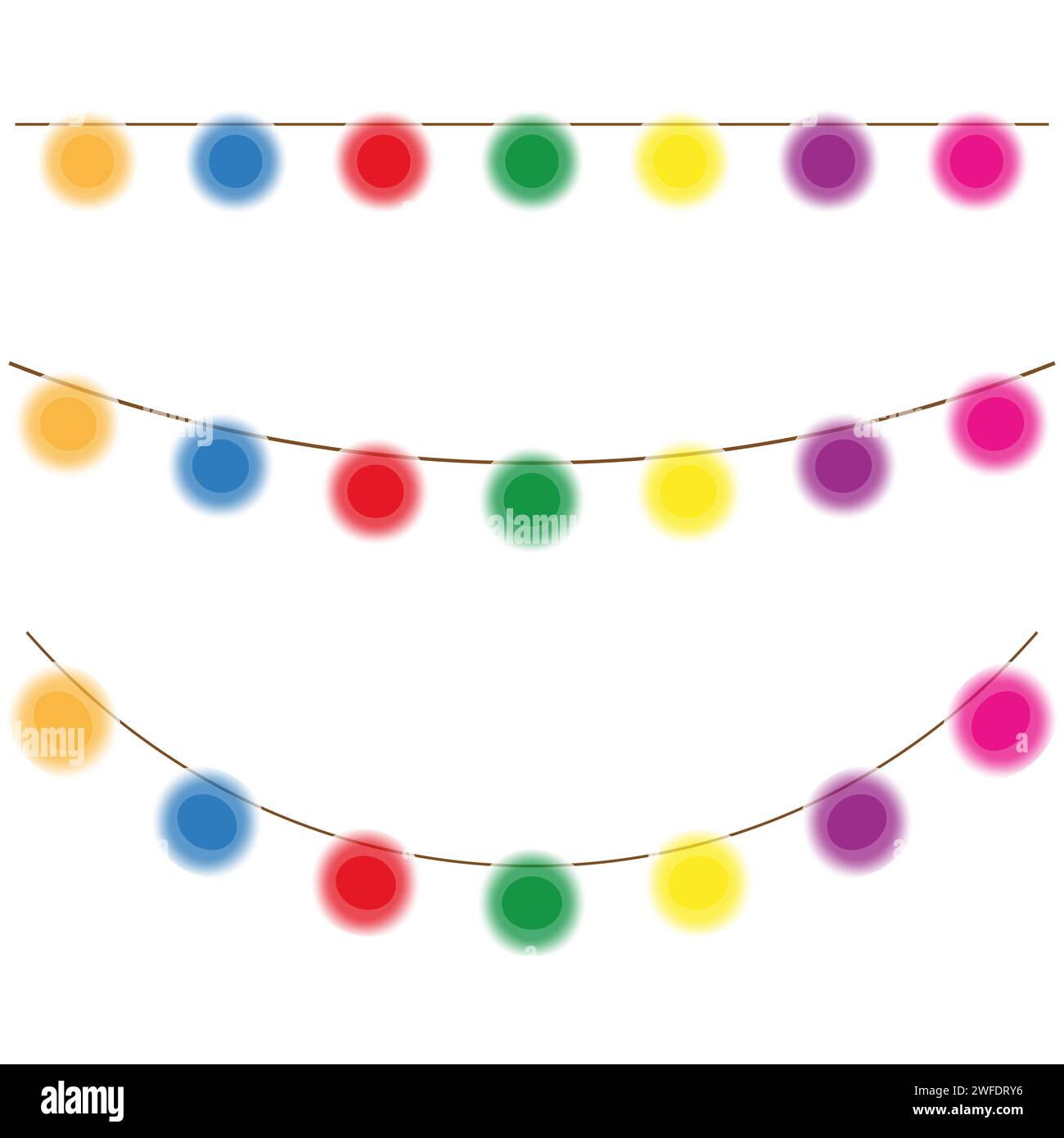 Christmas lights. Vector illustration. EPS 10. Stock image Stock Vector ...