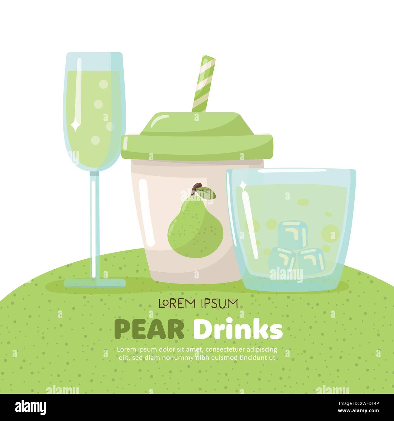Cider cup Stock Vector Images - Alamy
