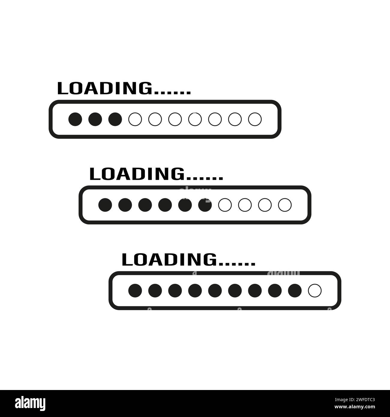 Preloaded vector vectors Stock Vector Images - Alamy