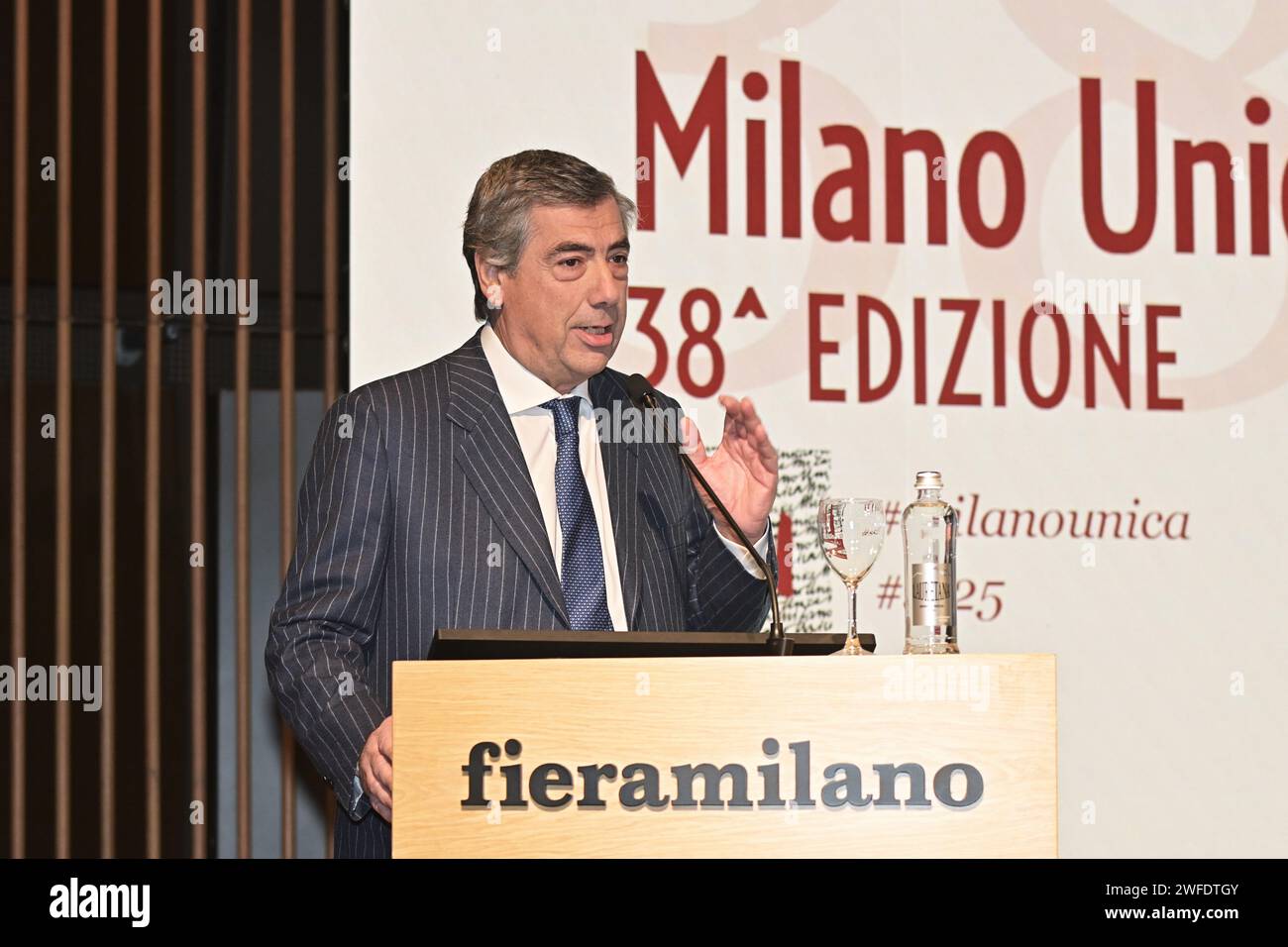 Milan, Italy Milano Unica 38th Edition inaugural ceremony theme of ...