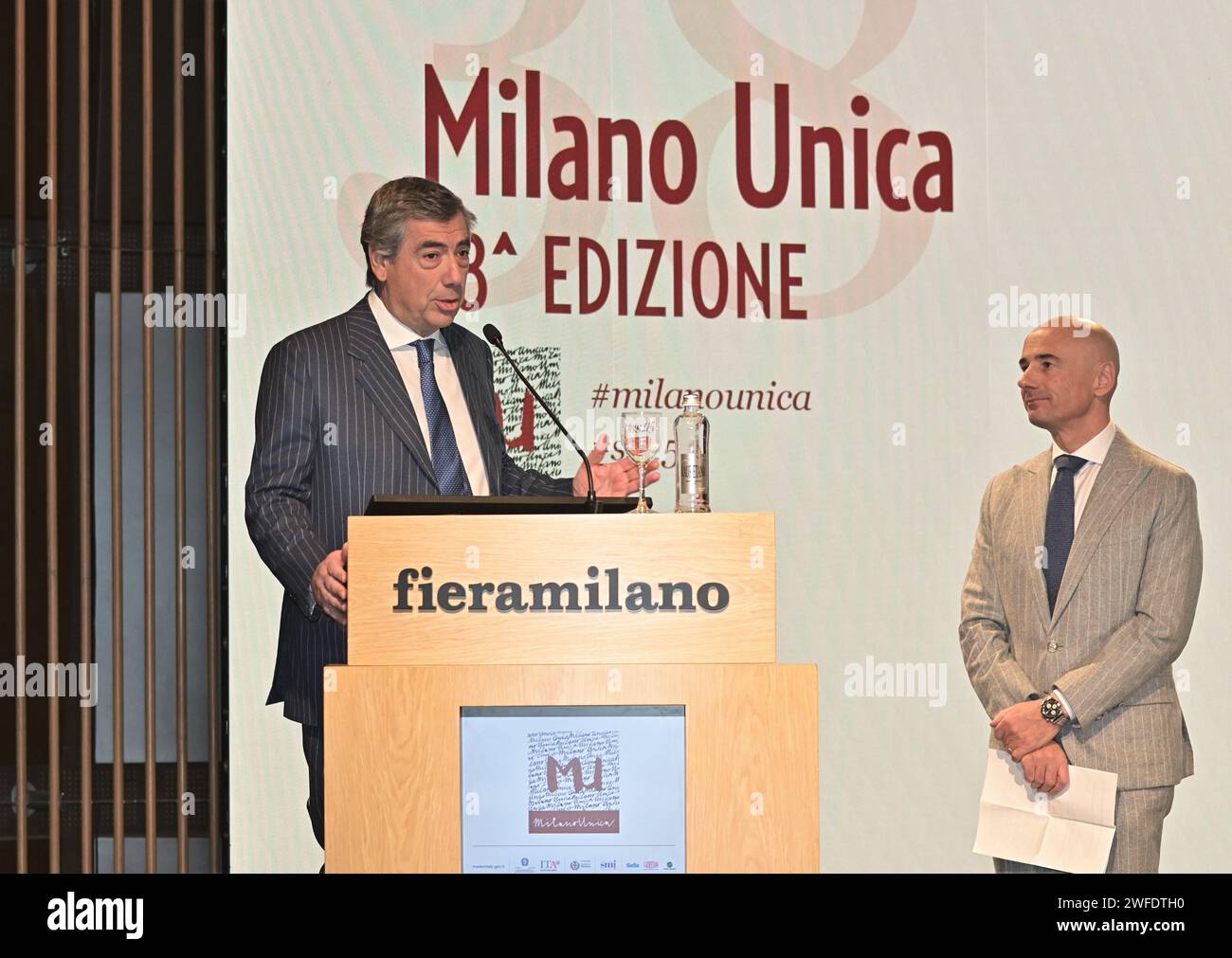 Milan, Italy Milano Unica 38th Edition inaugural ceremony theme of ...