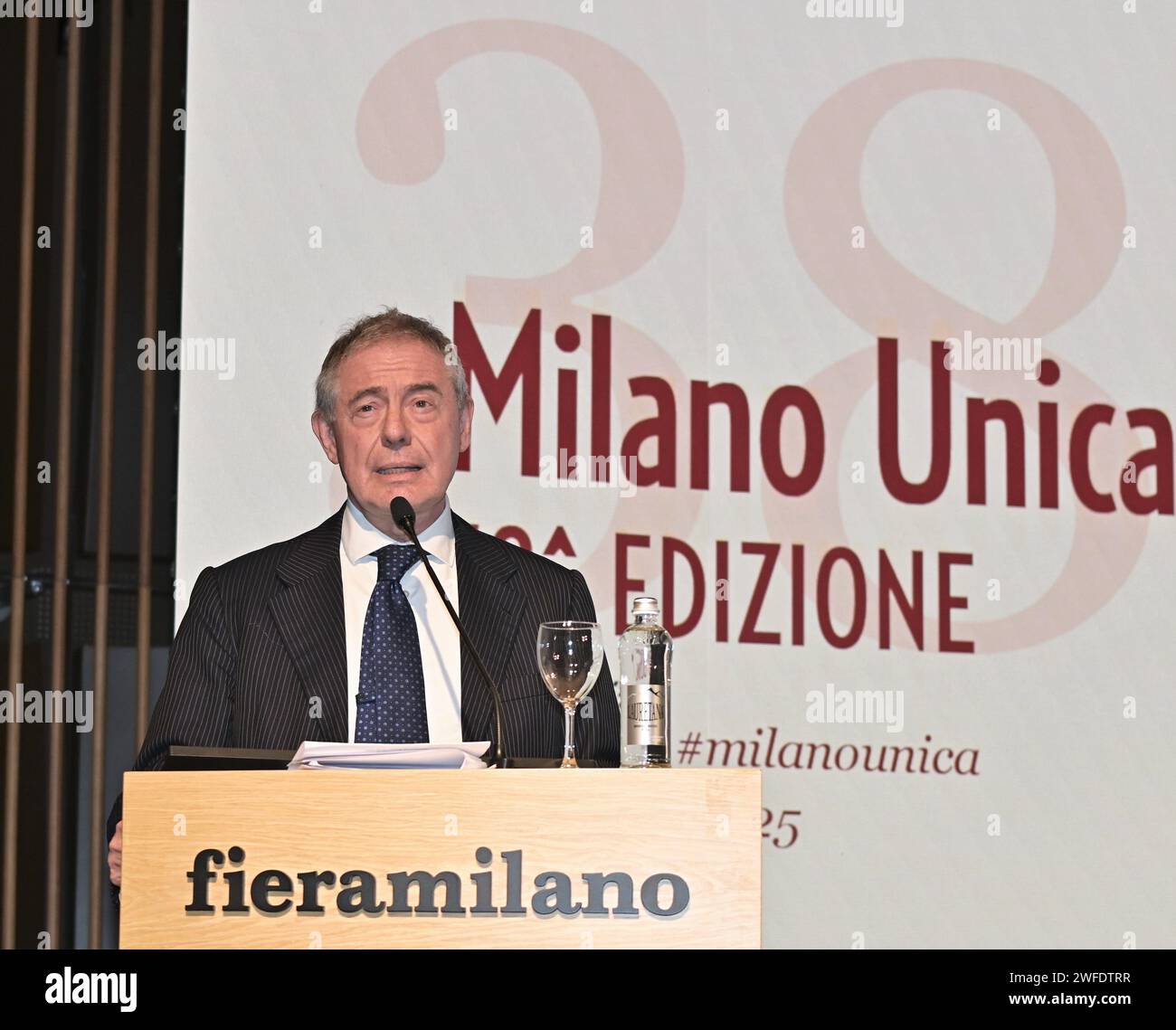 Milan, Italy Milano Unica 38th Edition inaugural ceremony theme of ...