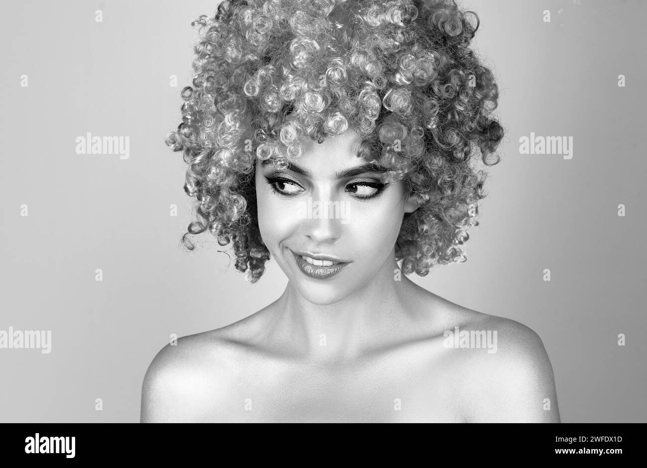 Laughing clown face Black and White Stock Photos & Images - Alamy