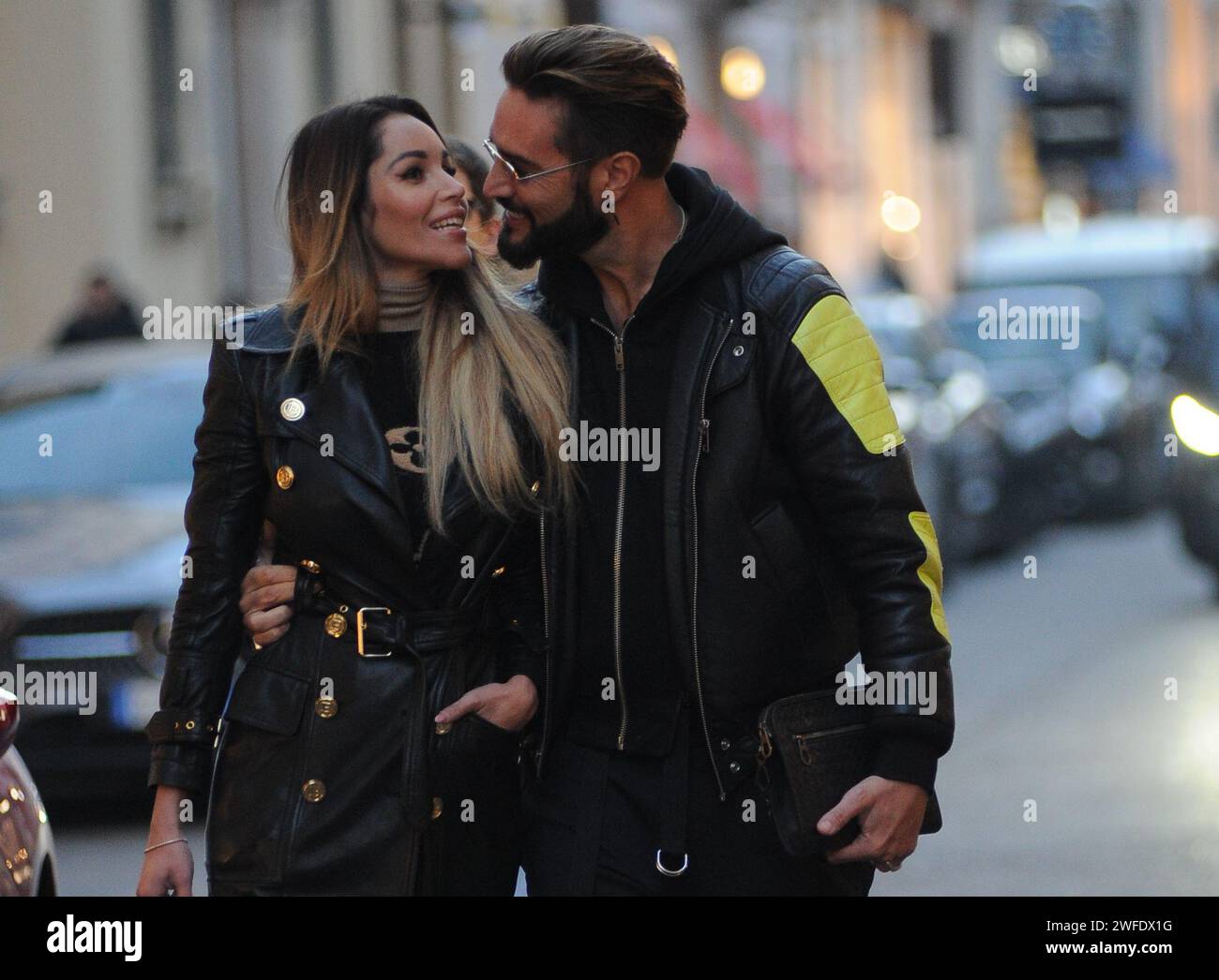 Milan, . 30th Jan, 2024. Milan, 01-30-2024 Alex Belli and his ...