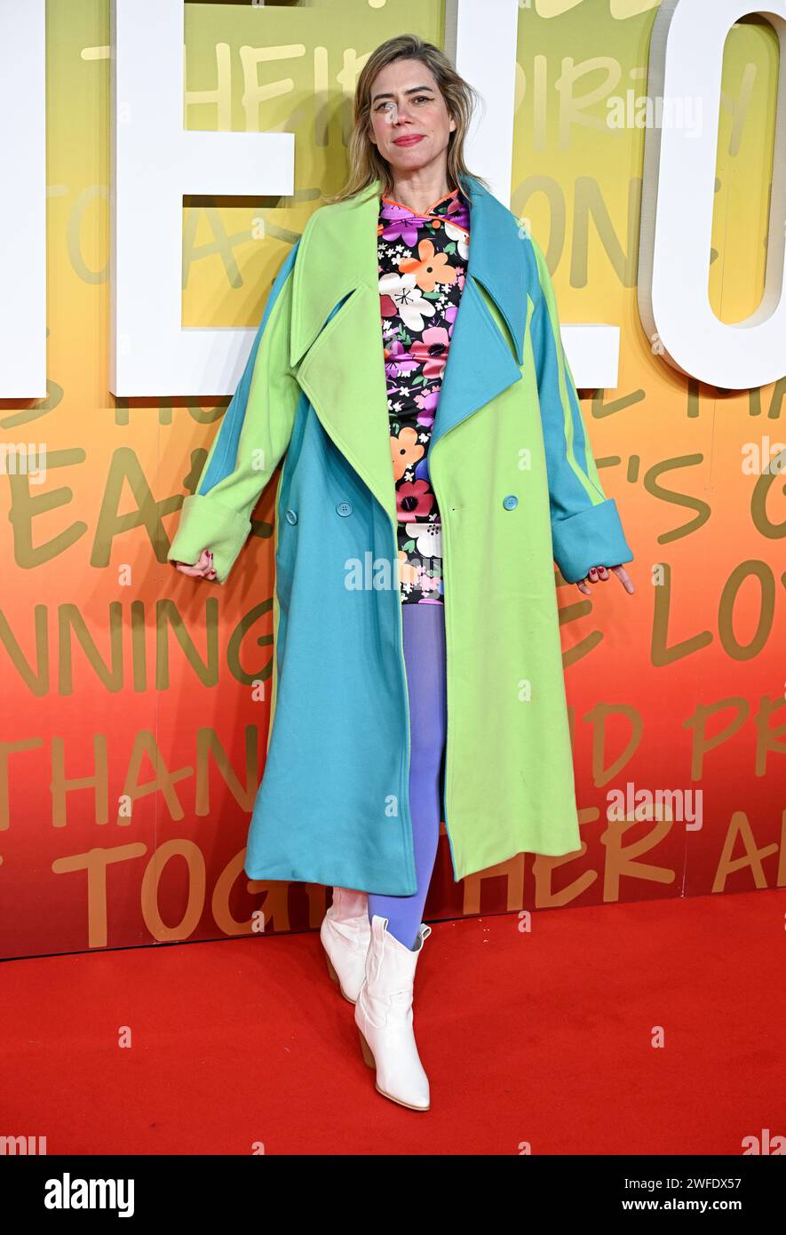 London, UK. January 30th, 2024. Lou Sanders arriving at at the UK ...