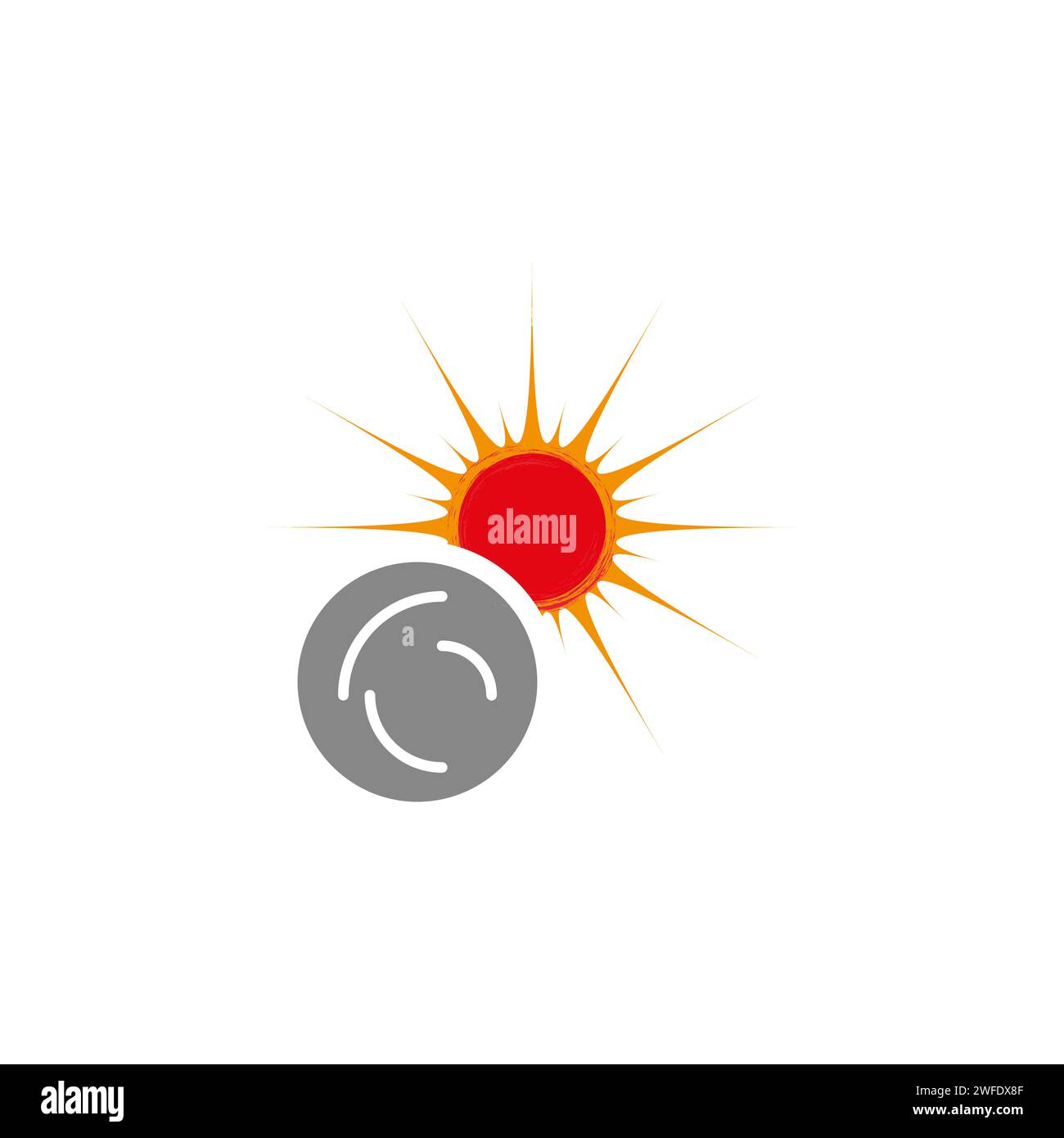 The total lunar eclipse Cut Out Stock Images & Pictures - Alamy