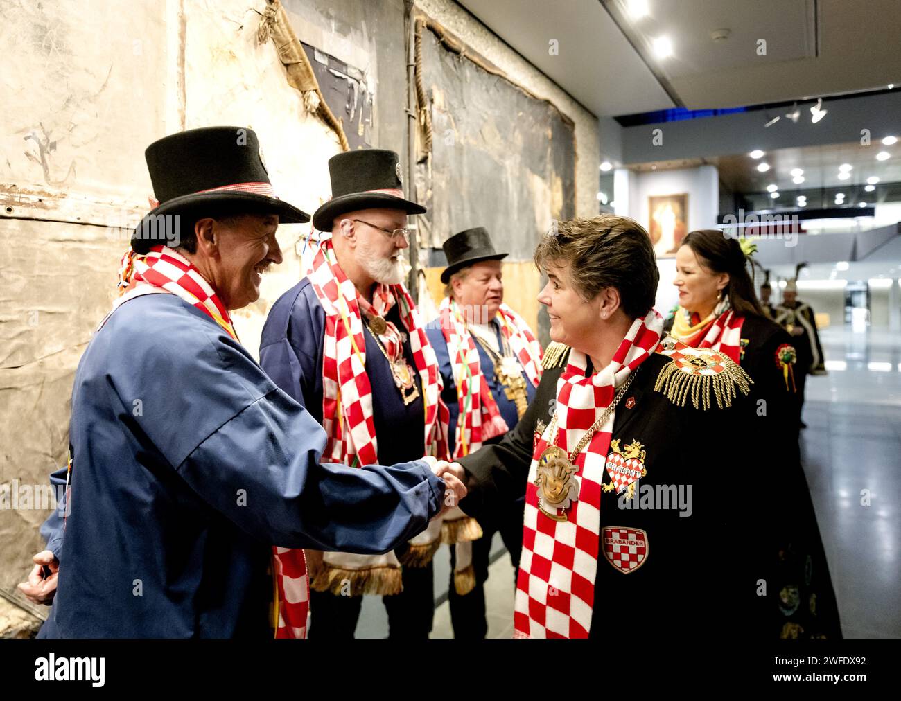 DEN BOSCH - Princes Carnival and Ina Adema, King's Commissioner (2nd R ...