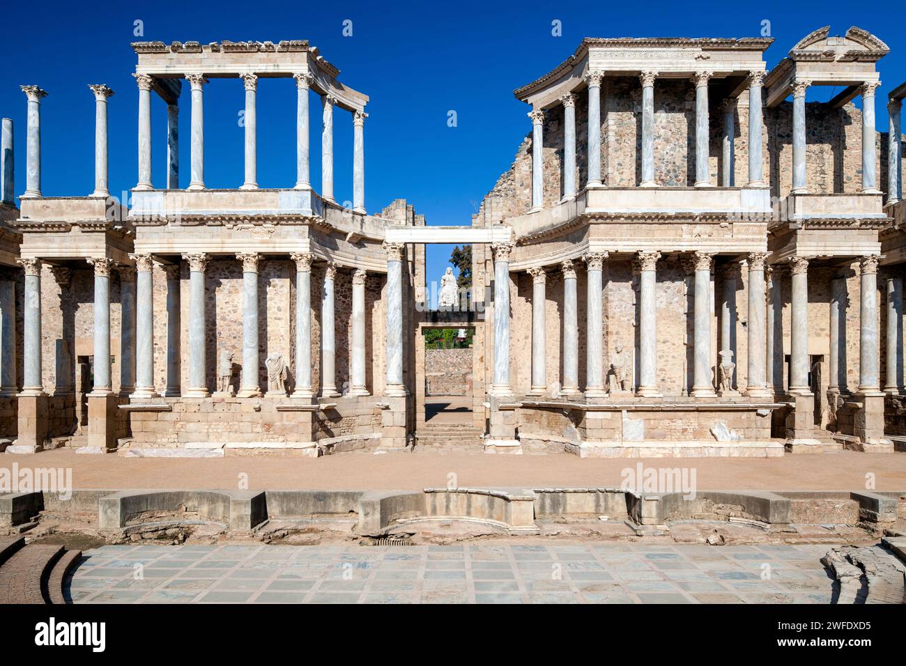 Roman Theatre, Merida, Spain Stock Photo - Alamy