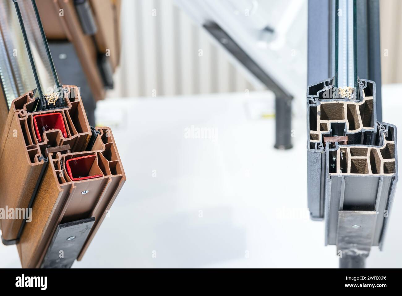 Cross section of pvc profile for window hi-res stock photography and ...