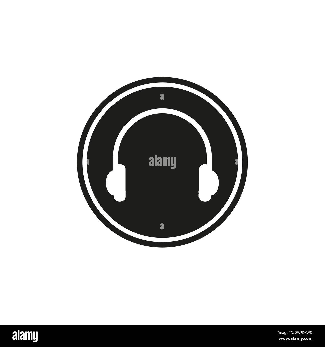 Eps headset icon Cut Out Stock Images & Pictures - Alamy