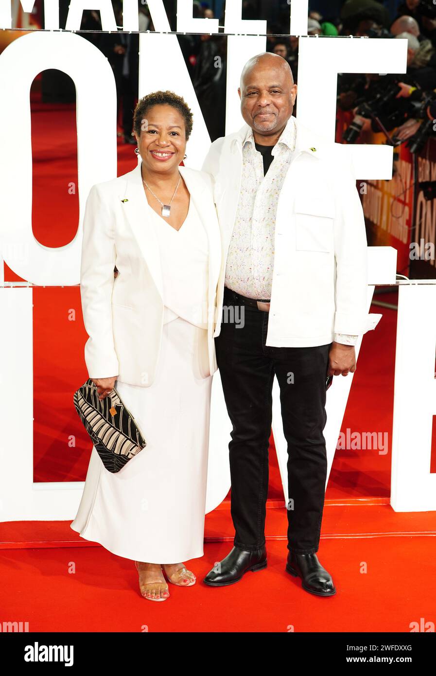 Alexander Williams attending the UK premiere of Bob Marley: One Love ...