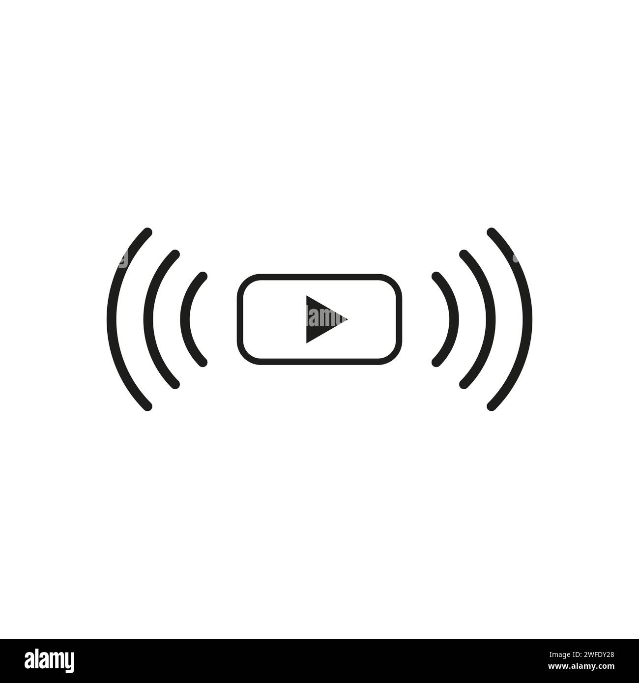 Play button icon. Streaming icon. Vector illustration. stock image. EPS ... Play button icon. Streaming icon. Vector illustration. stock image. EPS ...