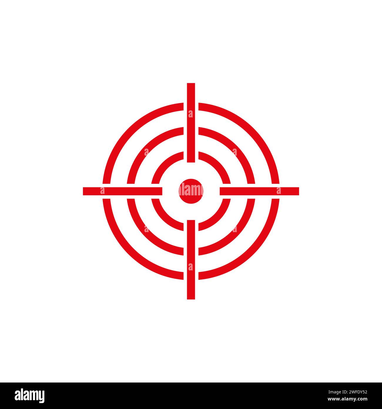 Rifle scope crosshairs hi-res stock photography and images - Alamy