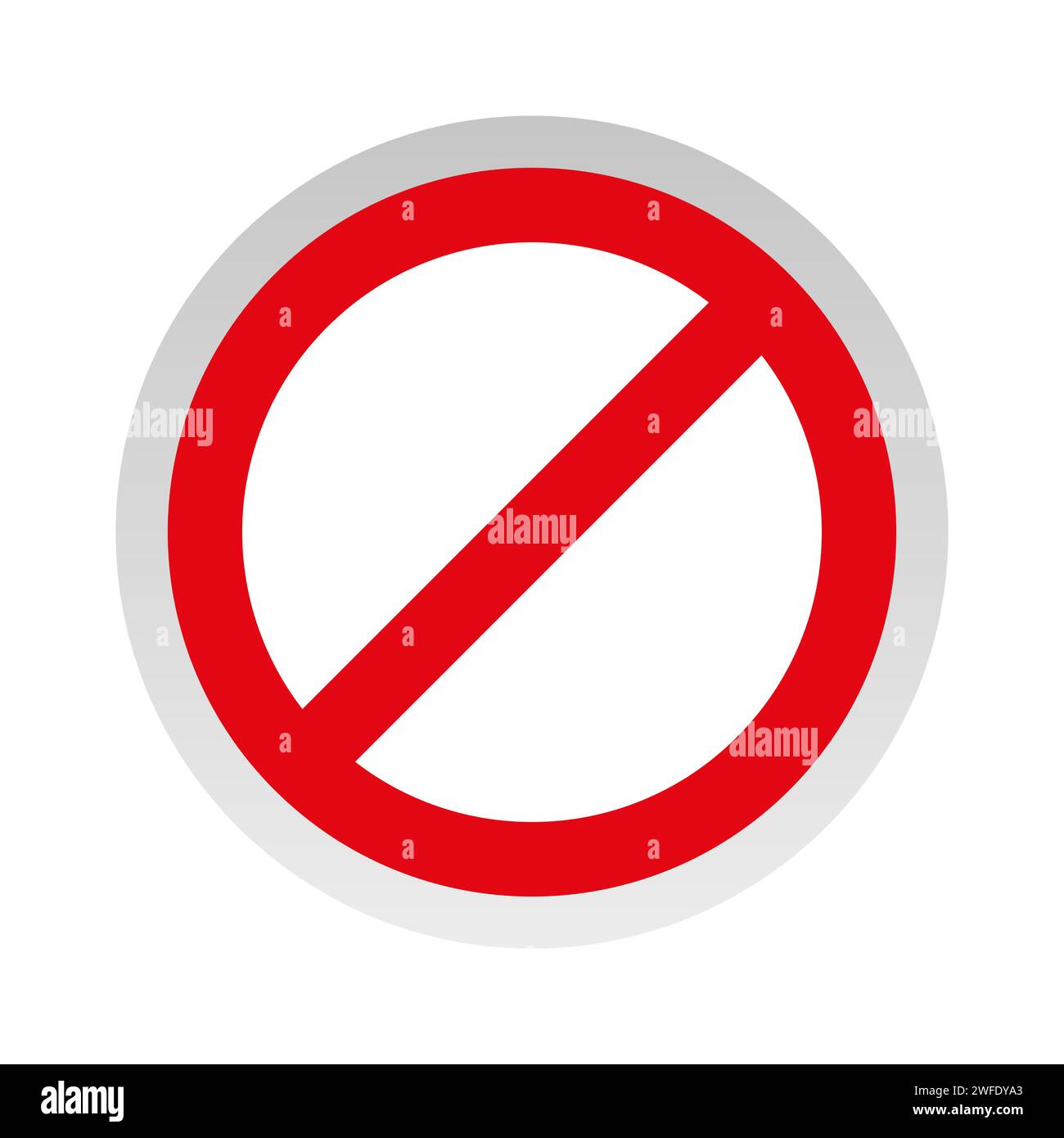 Modern dead end traffic sign Stock Vector Images - Alamy