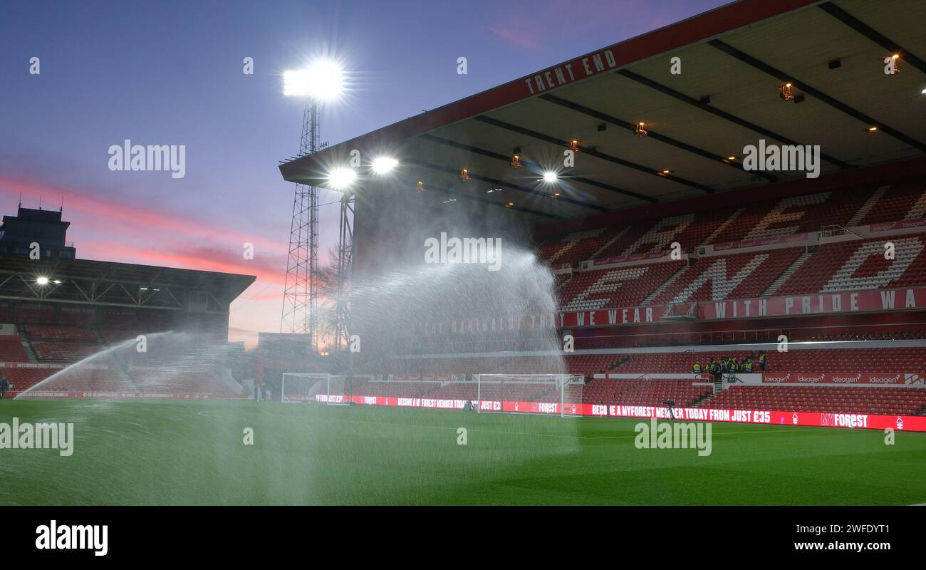 The City Ground, Nottingham, UK. 30th Jan, 2024. Premier League ...