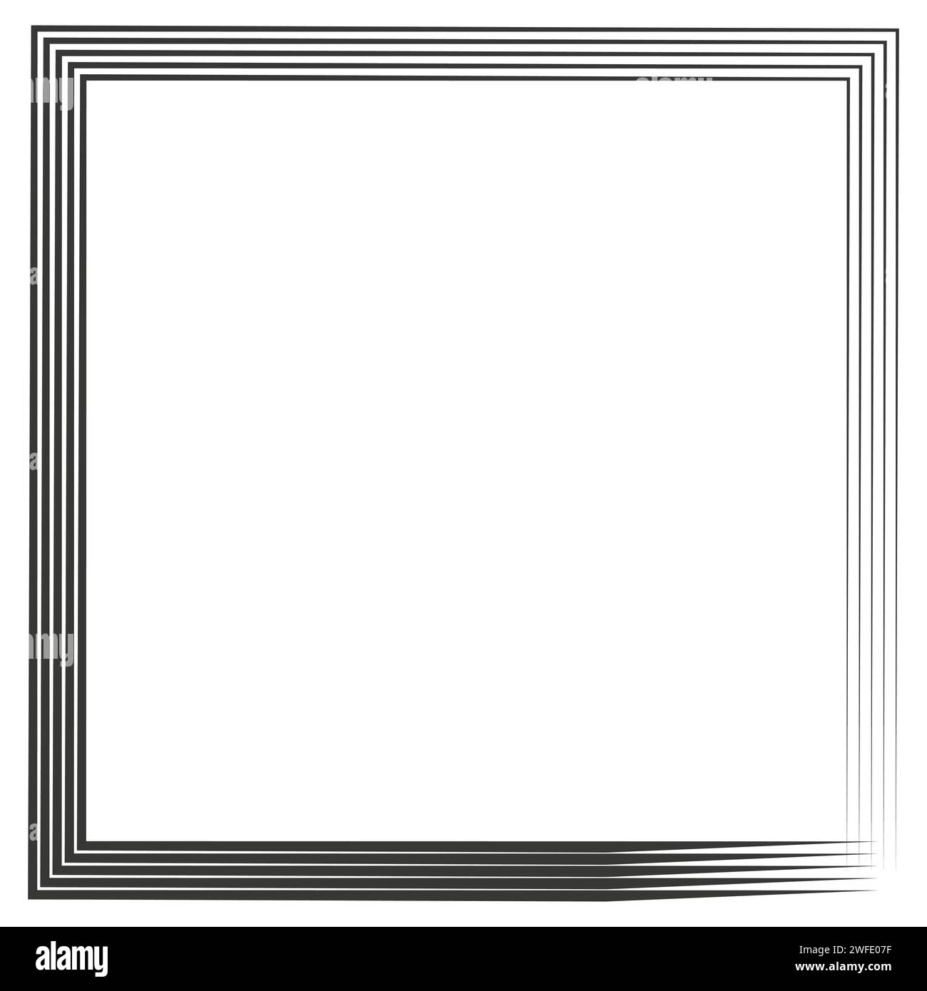 Square frame border. Vector illustration. stock image. EPS 10 Stock ...