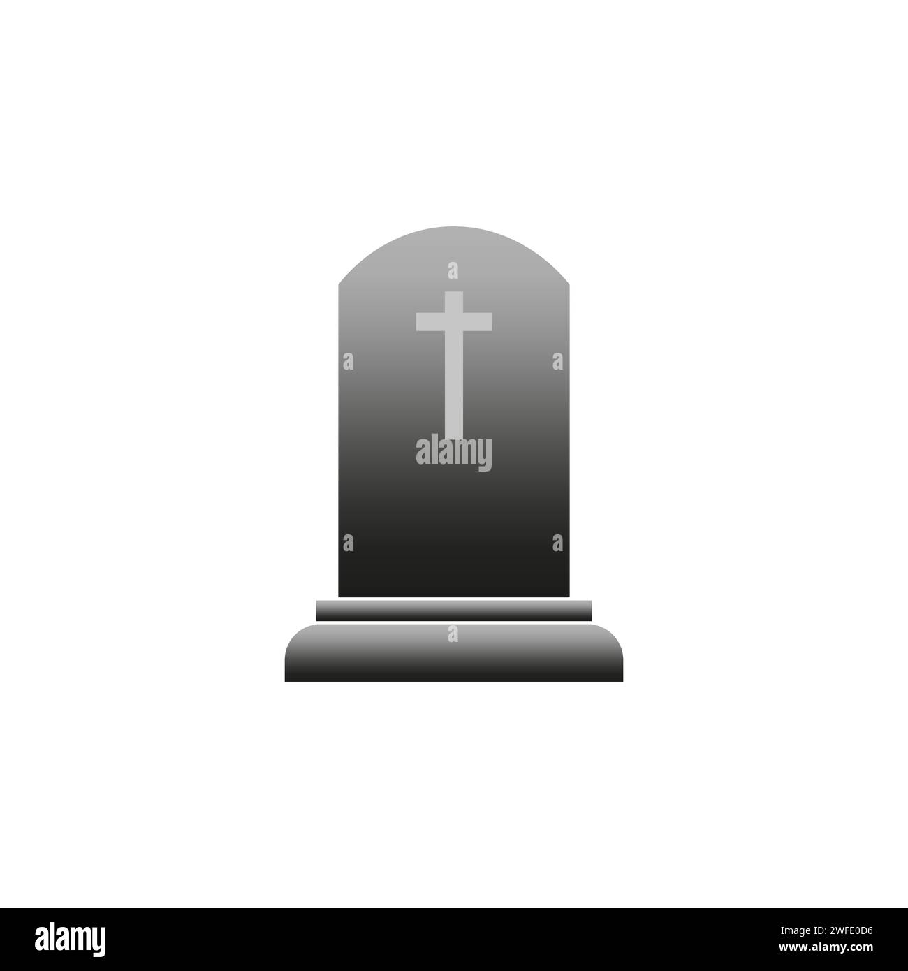 Tombstone burial symbol. Rip grave icon. Vector illustration. EPS 10. stock image Stock Vector ...
