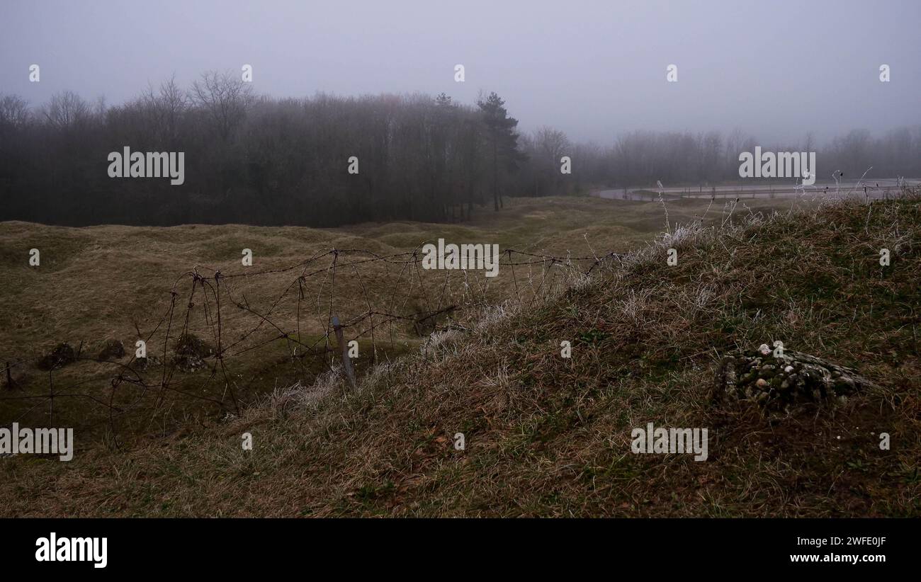 Douaumont fortress area, Verdun region, Meuse, France Stock Photo - Alamy