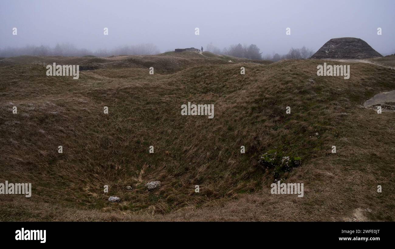 Douaumont fortress area, Verdun region, Meuse, France Stock Photo - Alamy
