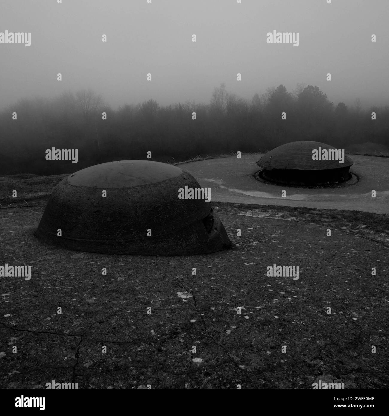 Douaumont fortress area, Verdun region, Meuse, France Stock Photo - Alamy