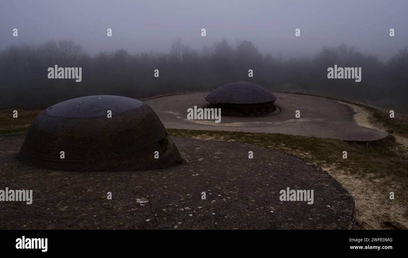 Douaumont fortress area, Verdun region, Meuse, France Stock Photo - Alamy