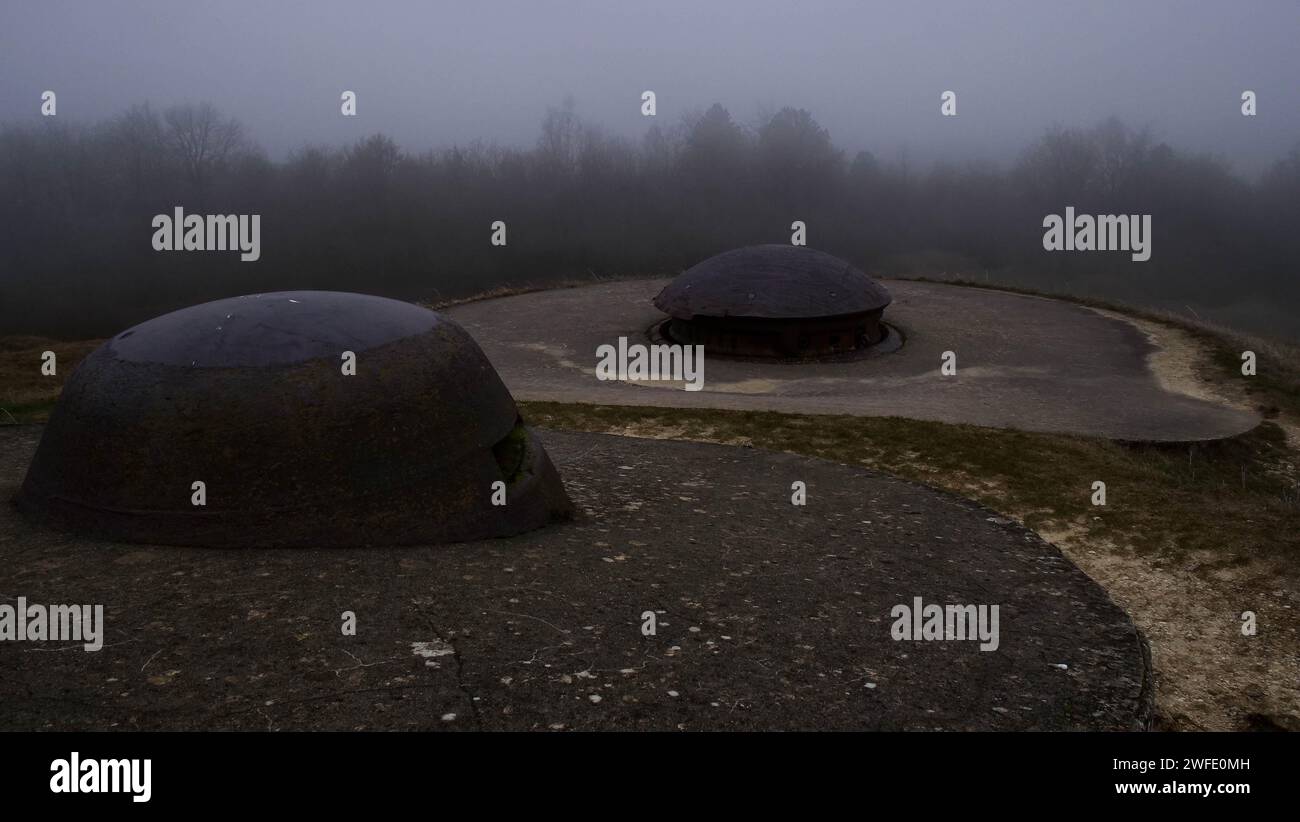Douaumont fortress area, Verdun region, Meuse, France Stock Photo - Alamy