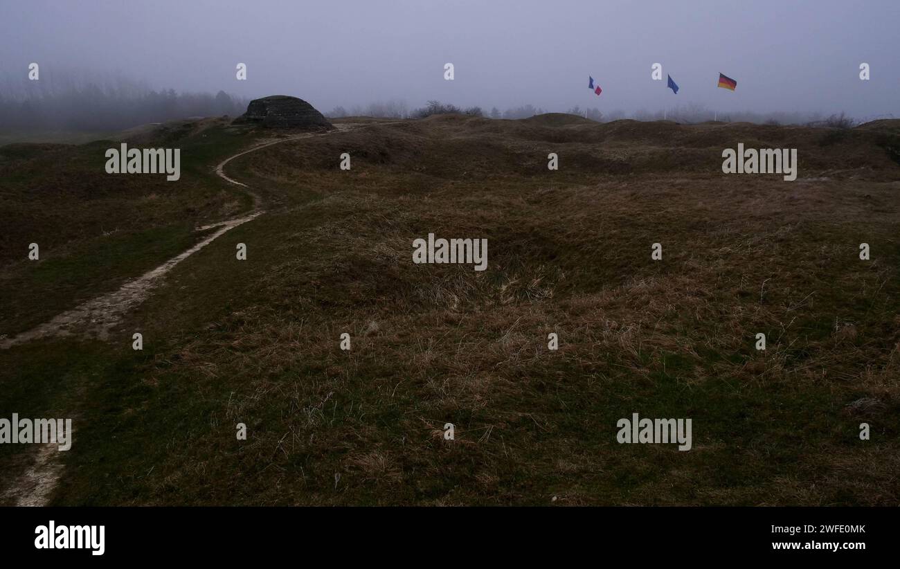 Douaumont fortress area, Verdun region, Meuse, France Stock Photo - Alamy