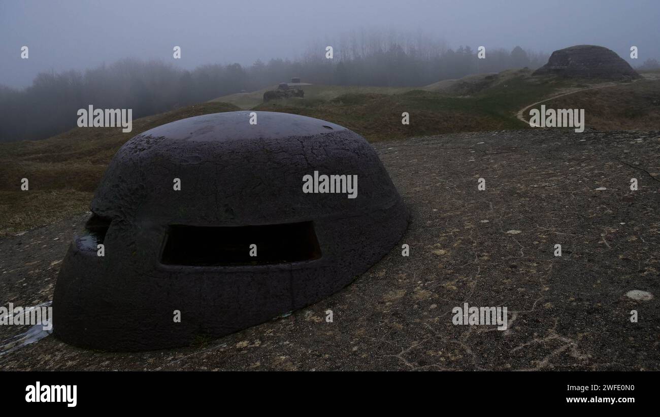 Douaumont fortress area, Verdun region, Meuse, France Stock Photo - Alamy
