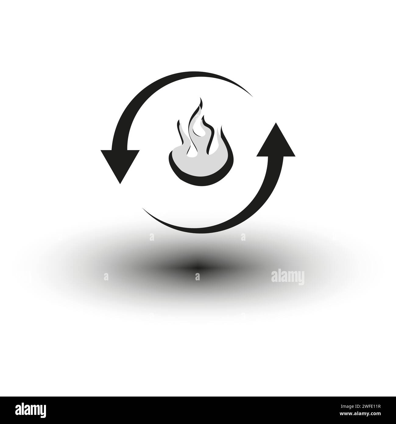 Metabolism icon. Metabolic process symbol. Vector illustration. EPS 10 ...