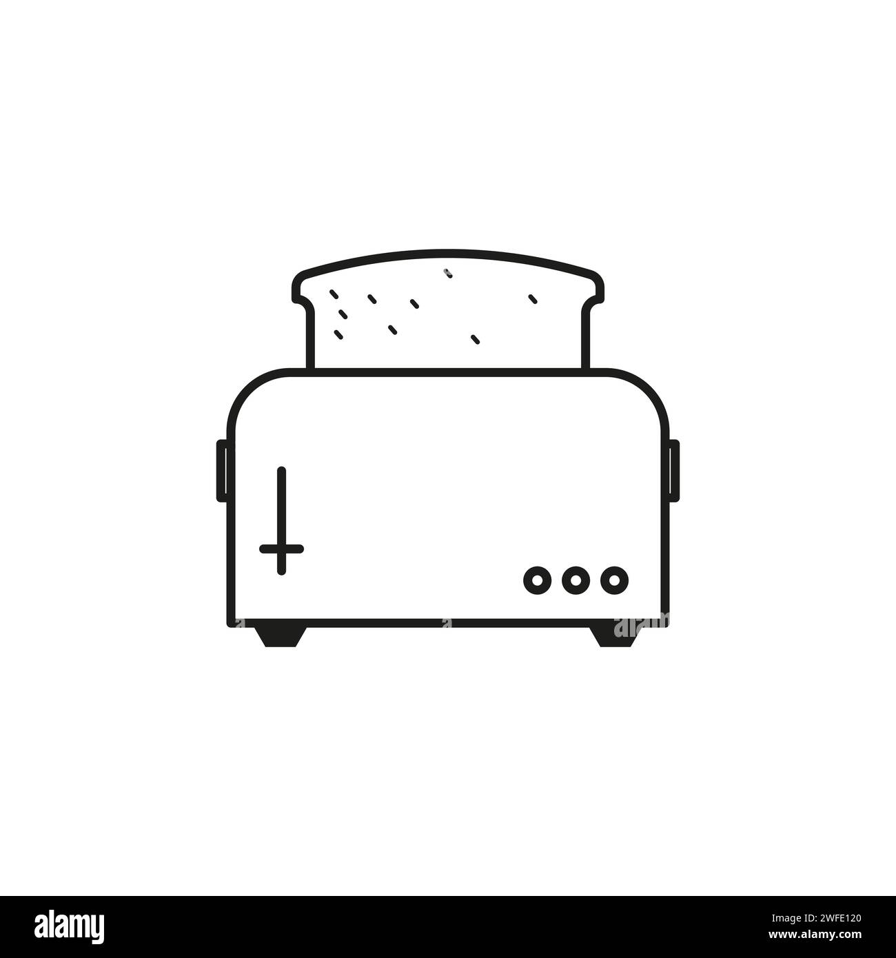 Toaster icon. Vector illustration. stock image. EPS 10 Stock Vector ...