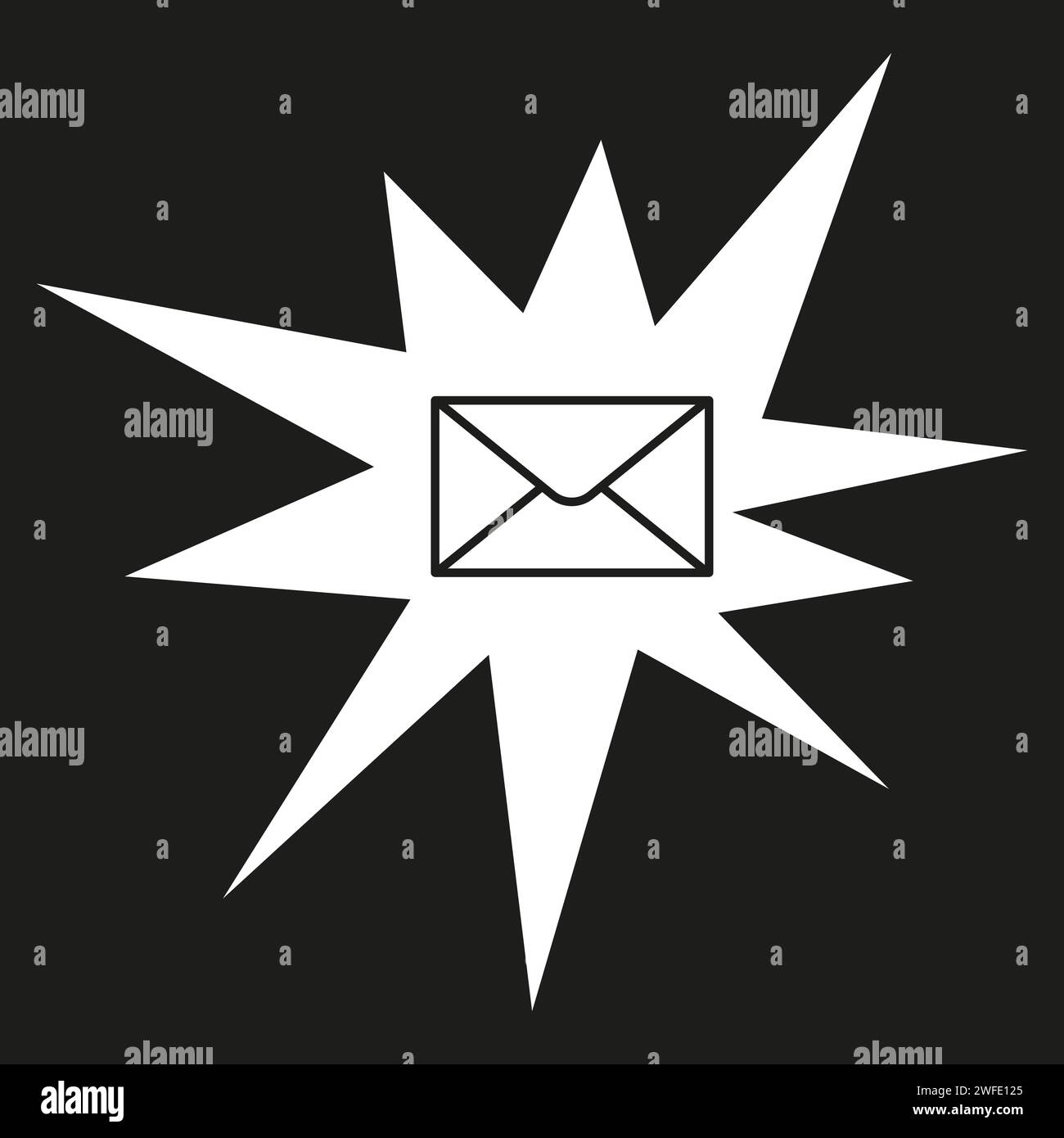Email blast Stock Vector Images - Alamy