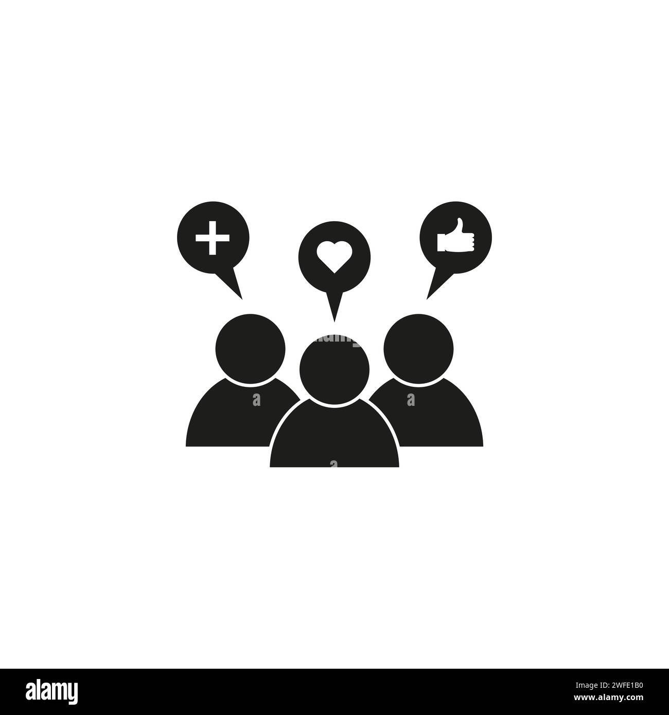 Brand engagement icon. Business, marketing logo. Vector illustration ...