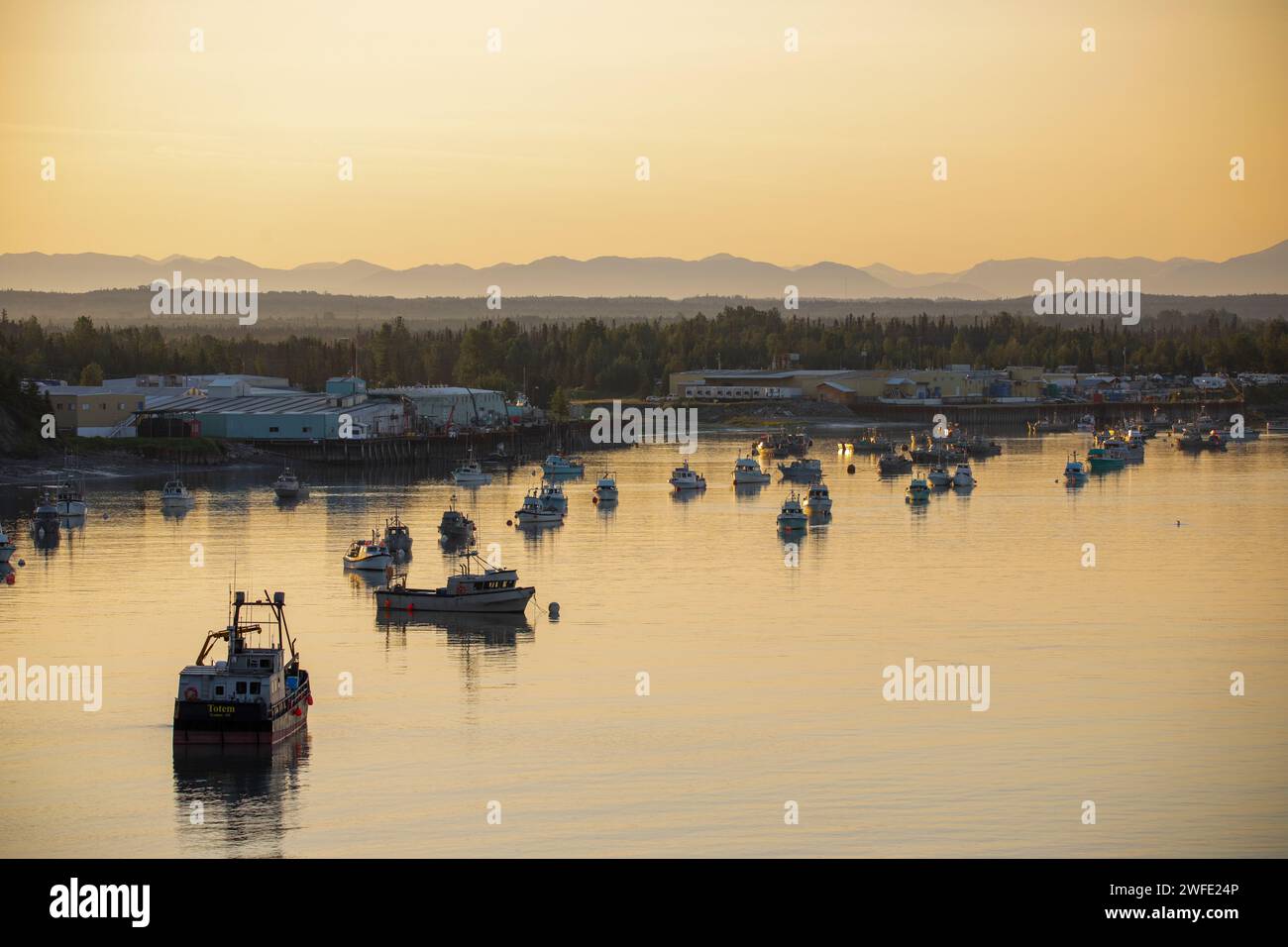 Alaska Summer Sunrise over the Kenai River Stock Photo - Alamy