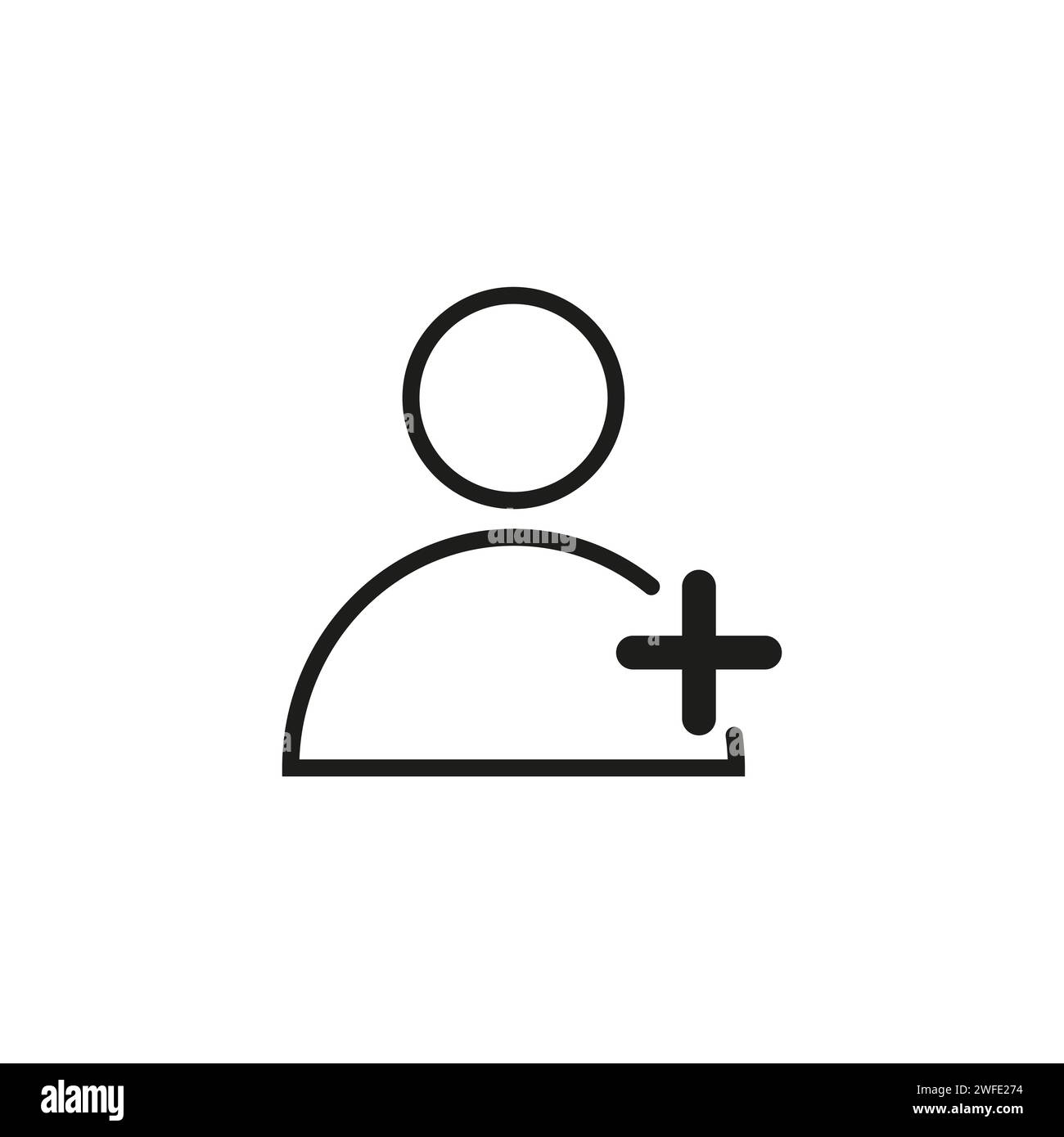 Stock vector social network profile Stock Vector Images - Alamy