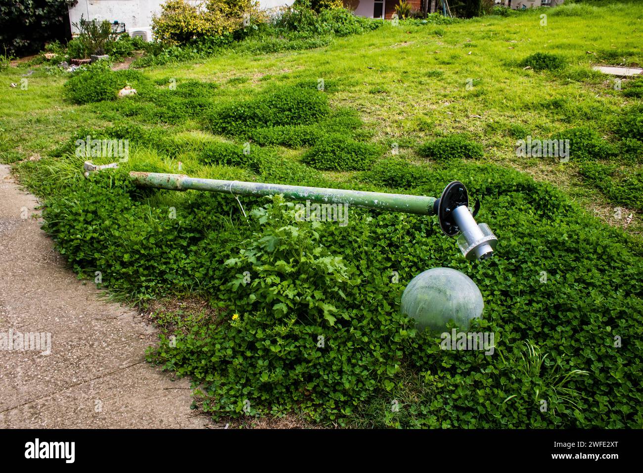 Kfar Aza kibbutz, Israël - January 29, 2024 Street of Kibbutz Kfar Aza ...