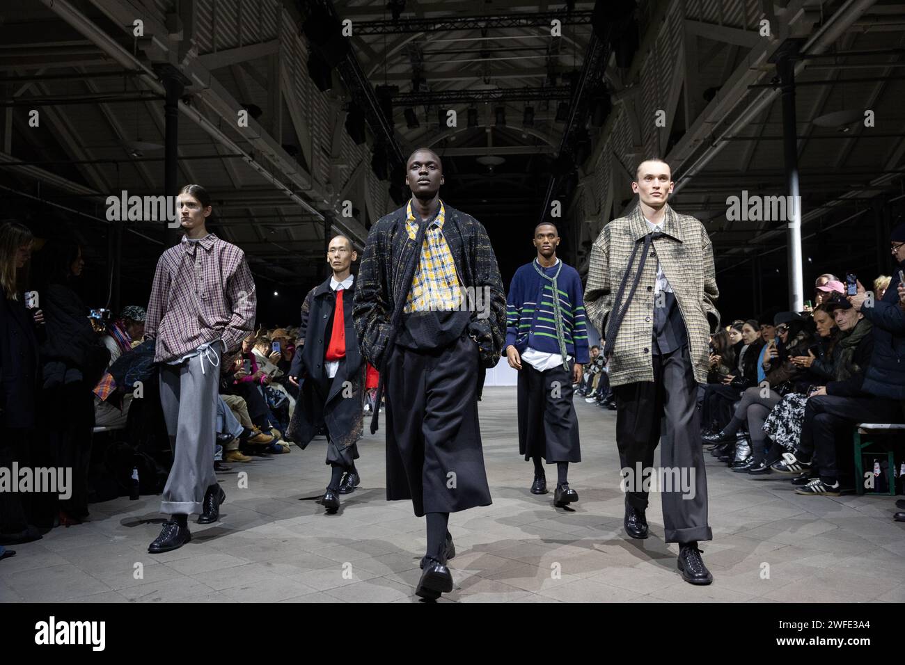 Copenhagen, Denmark. January 30th, 2024. Models on the catwalk at the ...