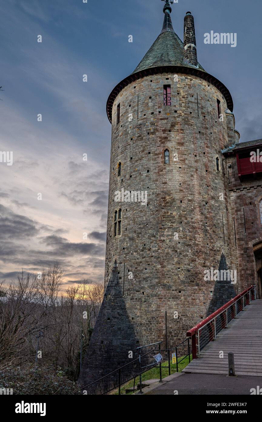 Castell castle coch hi-res stock photography and images - Alamy