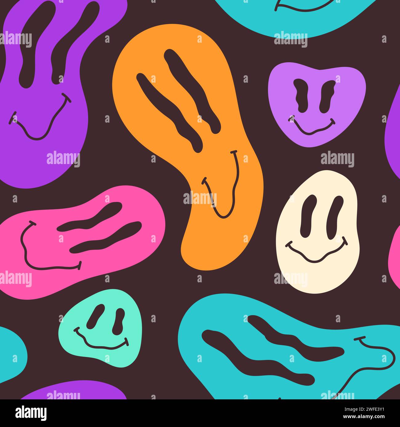 Distorted faces Stock Vector Images - Alamy