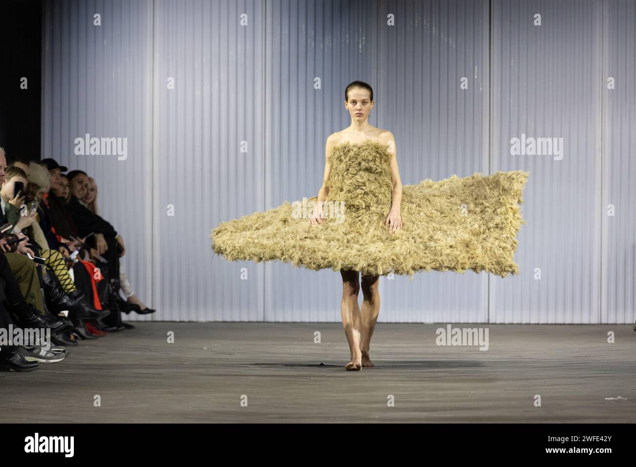 Copenhagen, Denmark. January 30th, 2024. A model wearing a design by ...