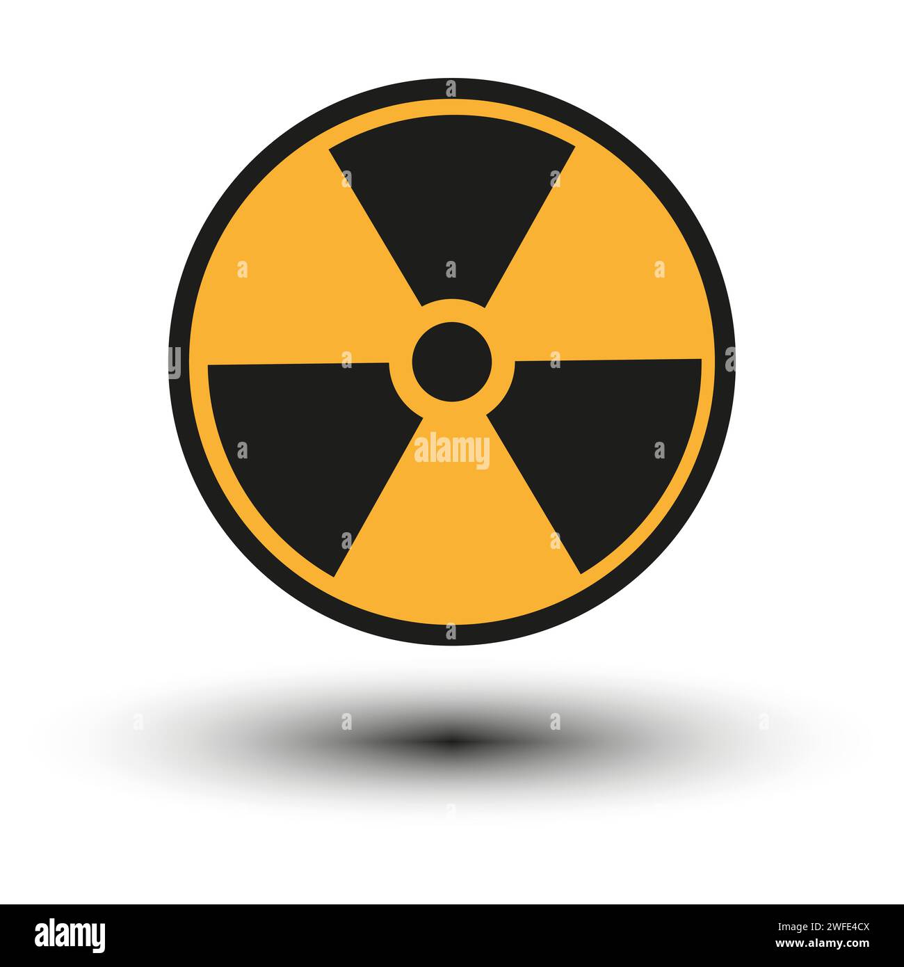 Radiation icon. Radiation sign. Vector illustration. EPS 10. Stock ...