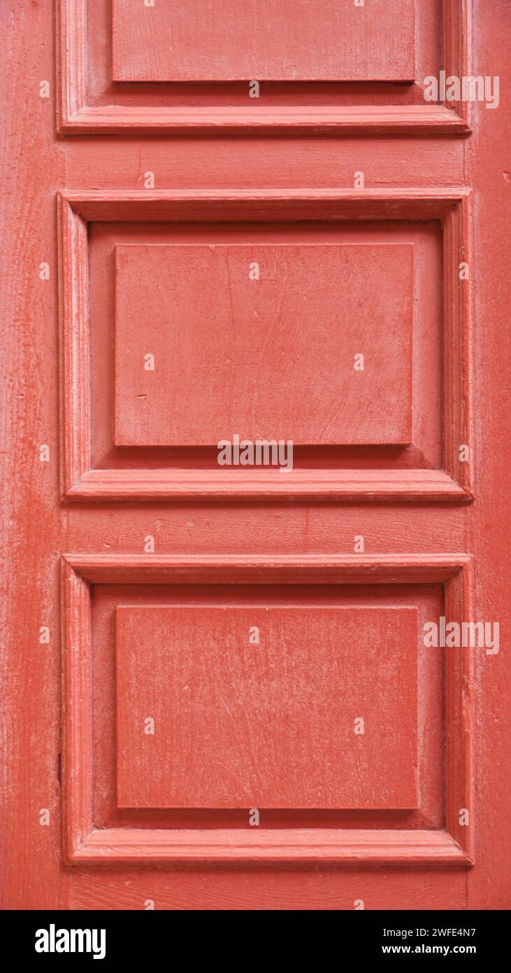 Red timber door hi-res stock photography and images - Alamy