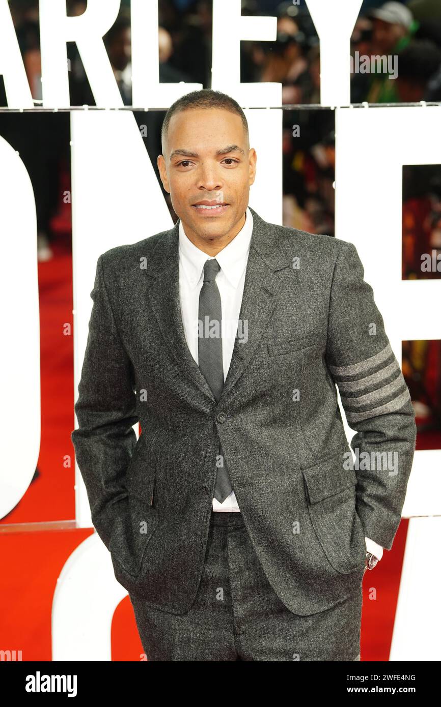 Reinaldo Marcus Green attending the UK premiere of Bob Marley: One Love ...