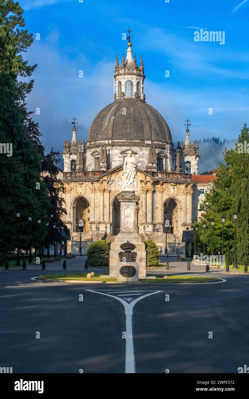 Shrine and Basilica of Loyola, between the towns of Azpeitia and ...