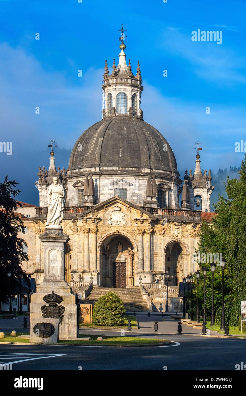 Shrine and Basilica of Loyola, between the towns of Azpeitia and ...