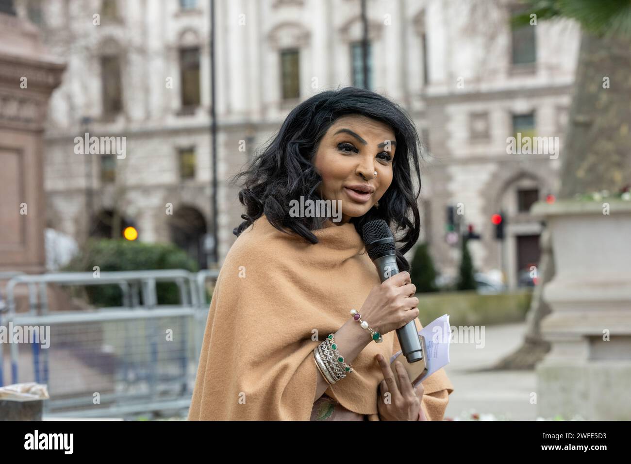 London UK 30th Jan 2024 Anniversary of the death of Mahatma Gandhi at ...
