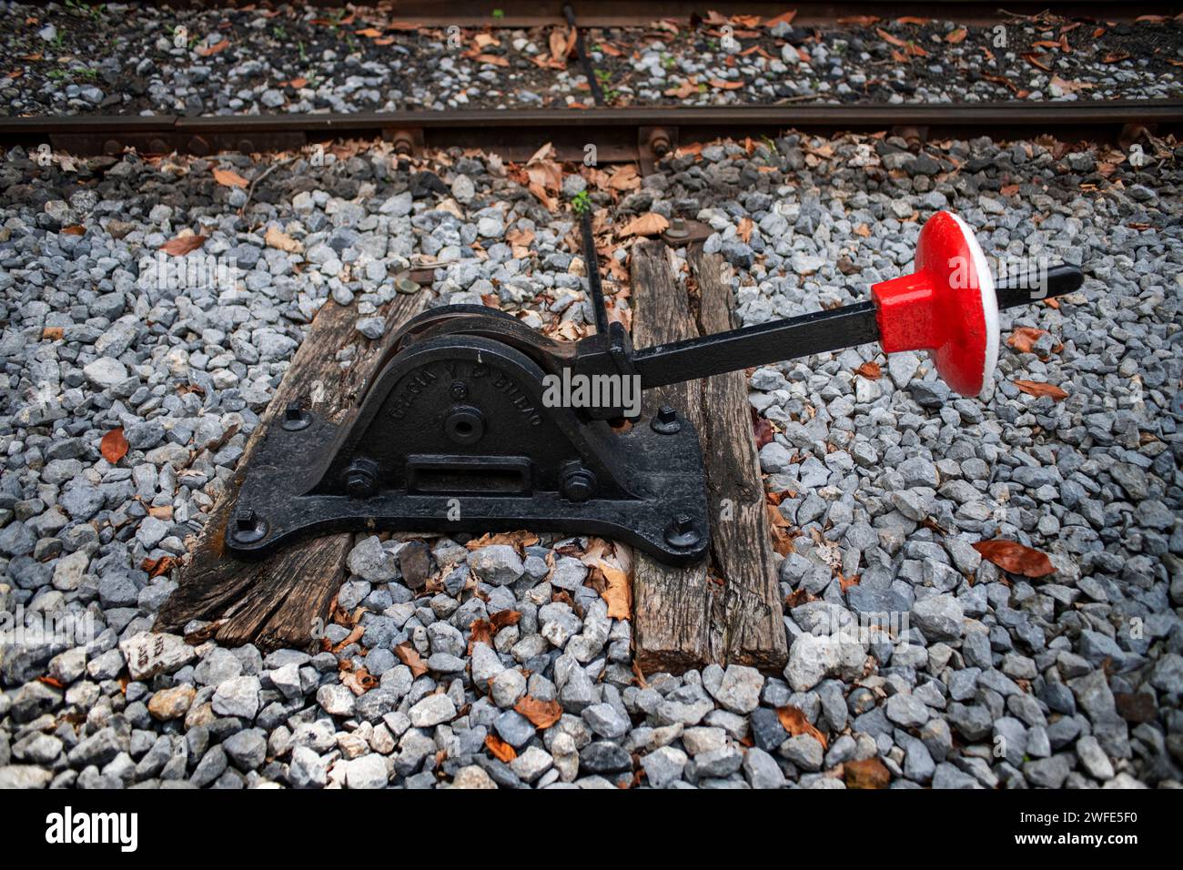 Azpeitia old steam train car in the Basque Railway Museum one of the ...