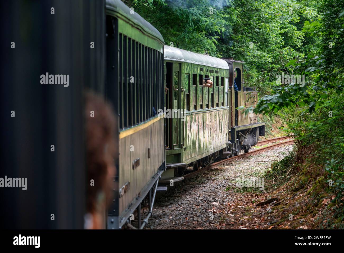 Azpeitia old steam train car in the Basque Railway Museum one of the ...
