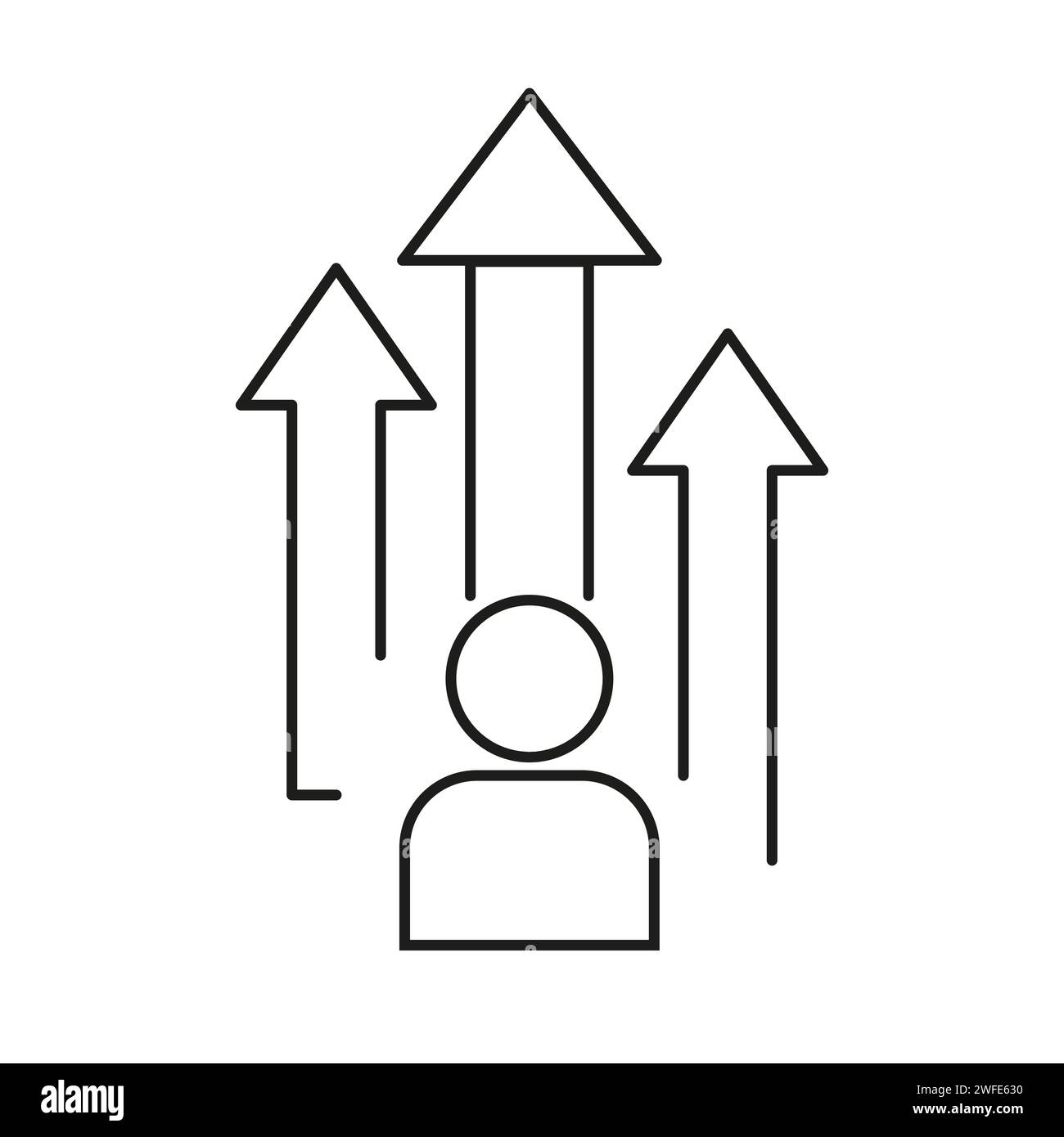 increase icon. Vector illustration. EPS 10. stock image Stock Vector ...